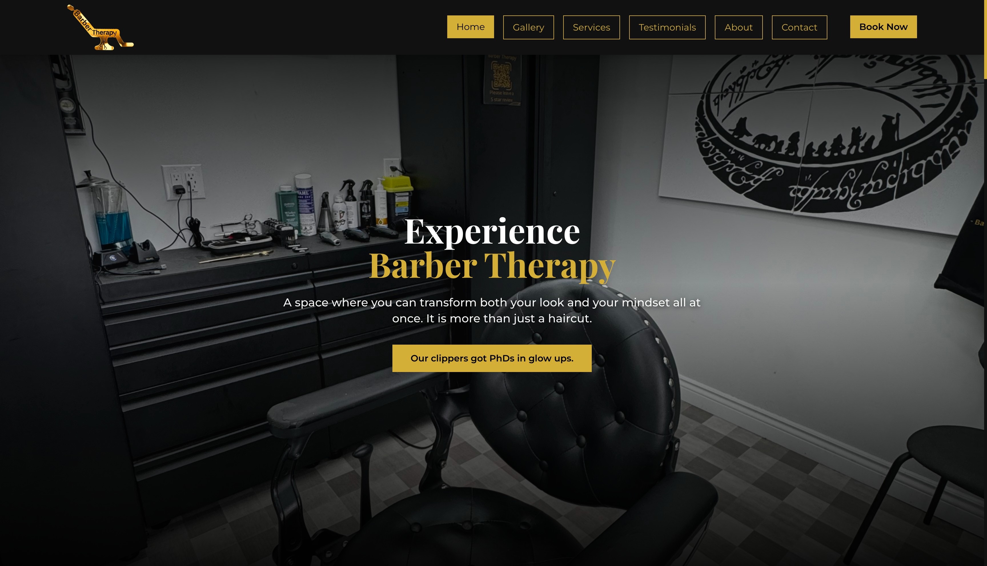 Barber Therapy | Made with Replit