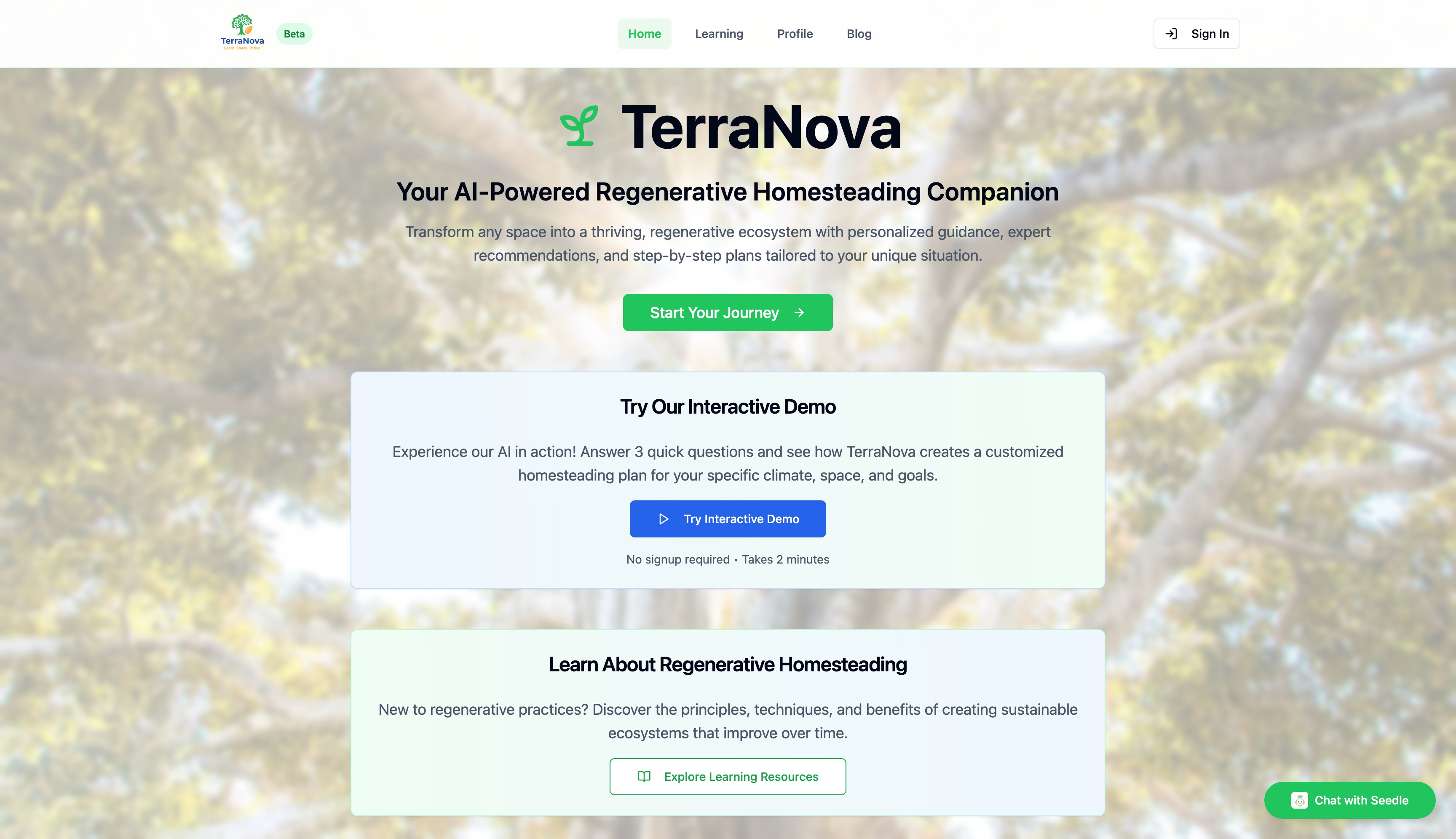 Terra Nova | Made with Lovable