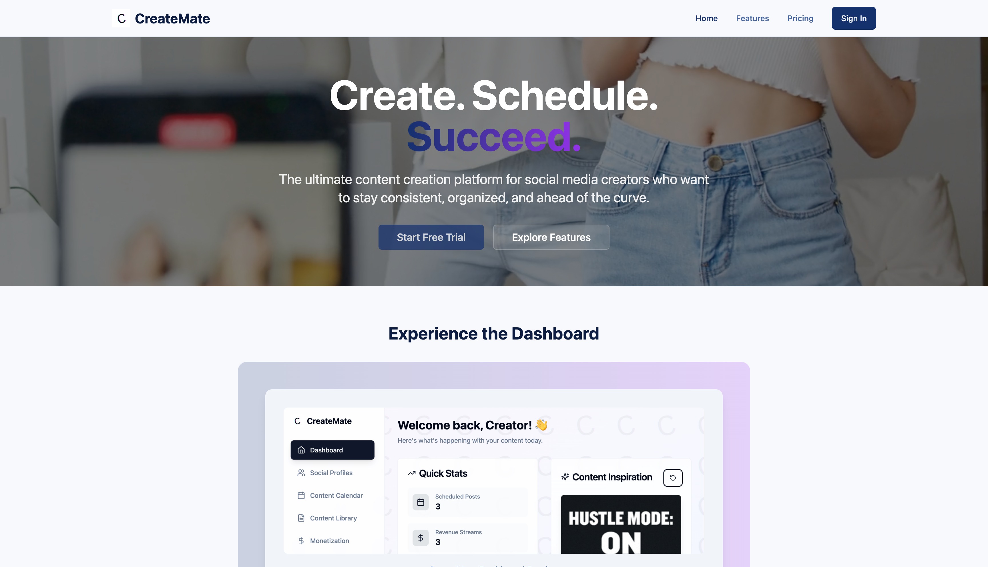 CreateMate | Made with Lovable