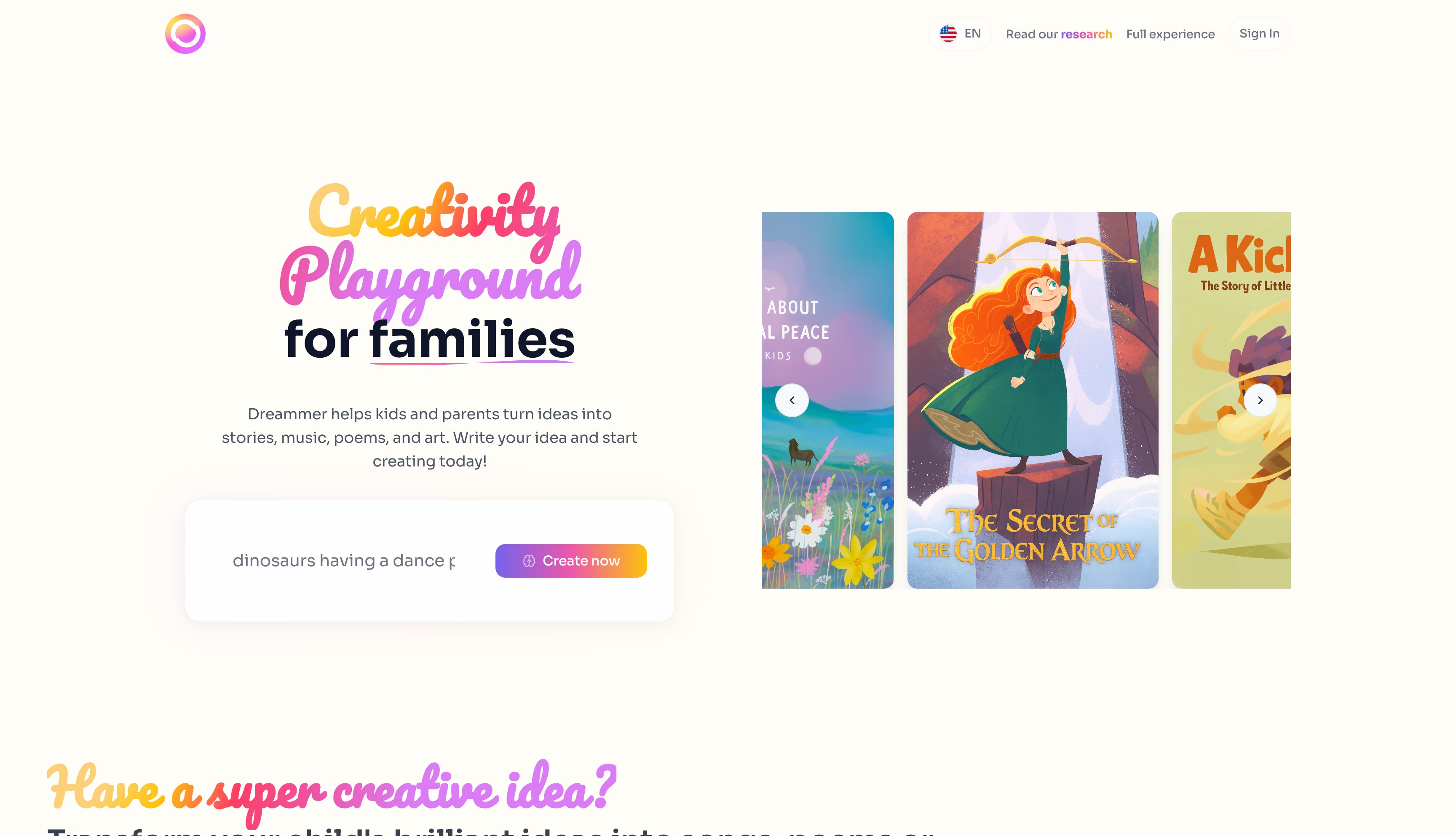 Dreammer | Made with Lovable