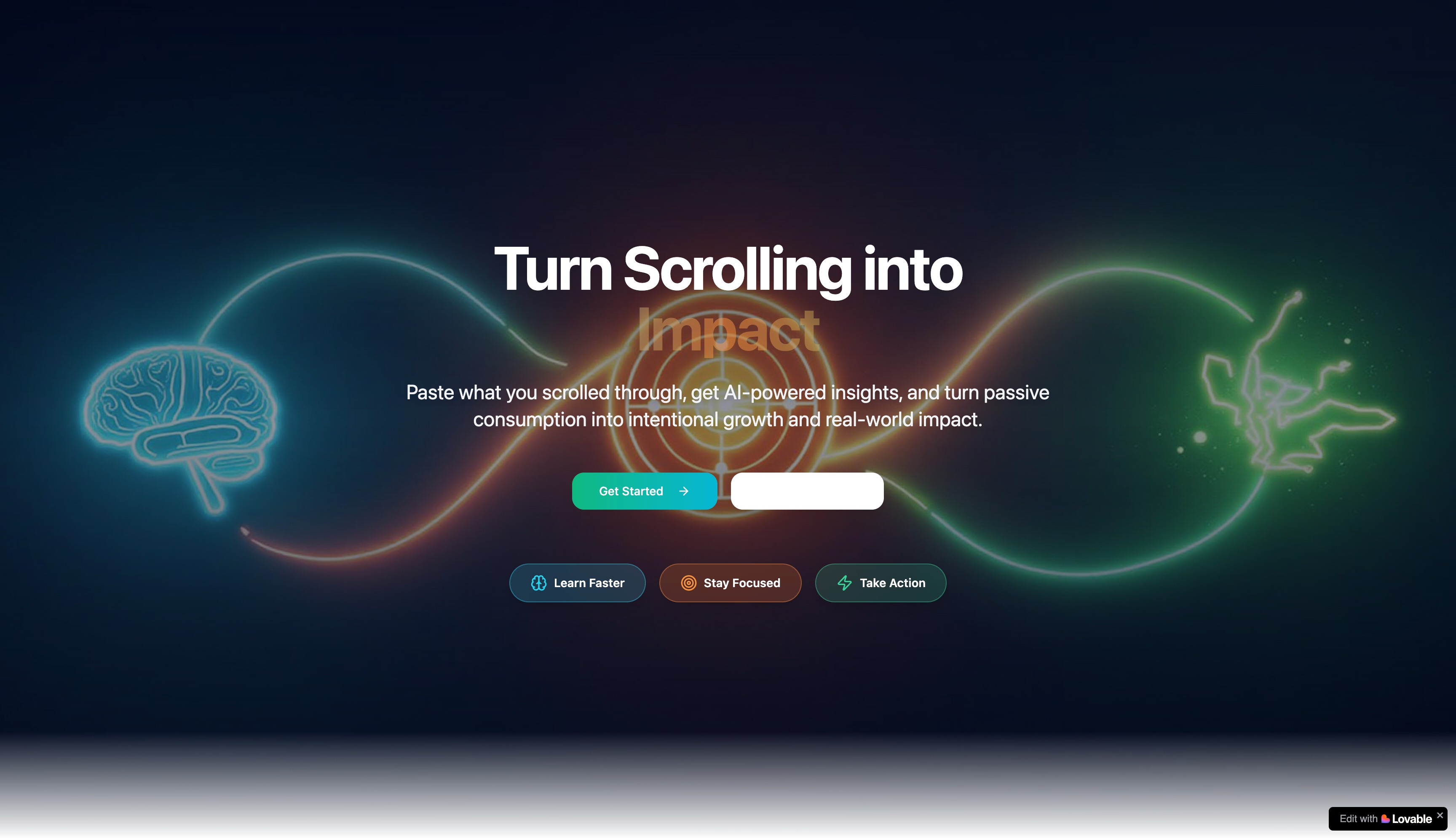 Scroll action | Made with Lovable