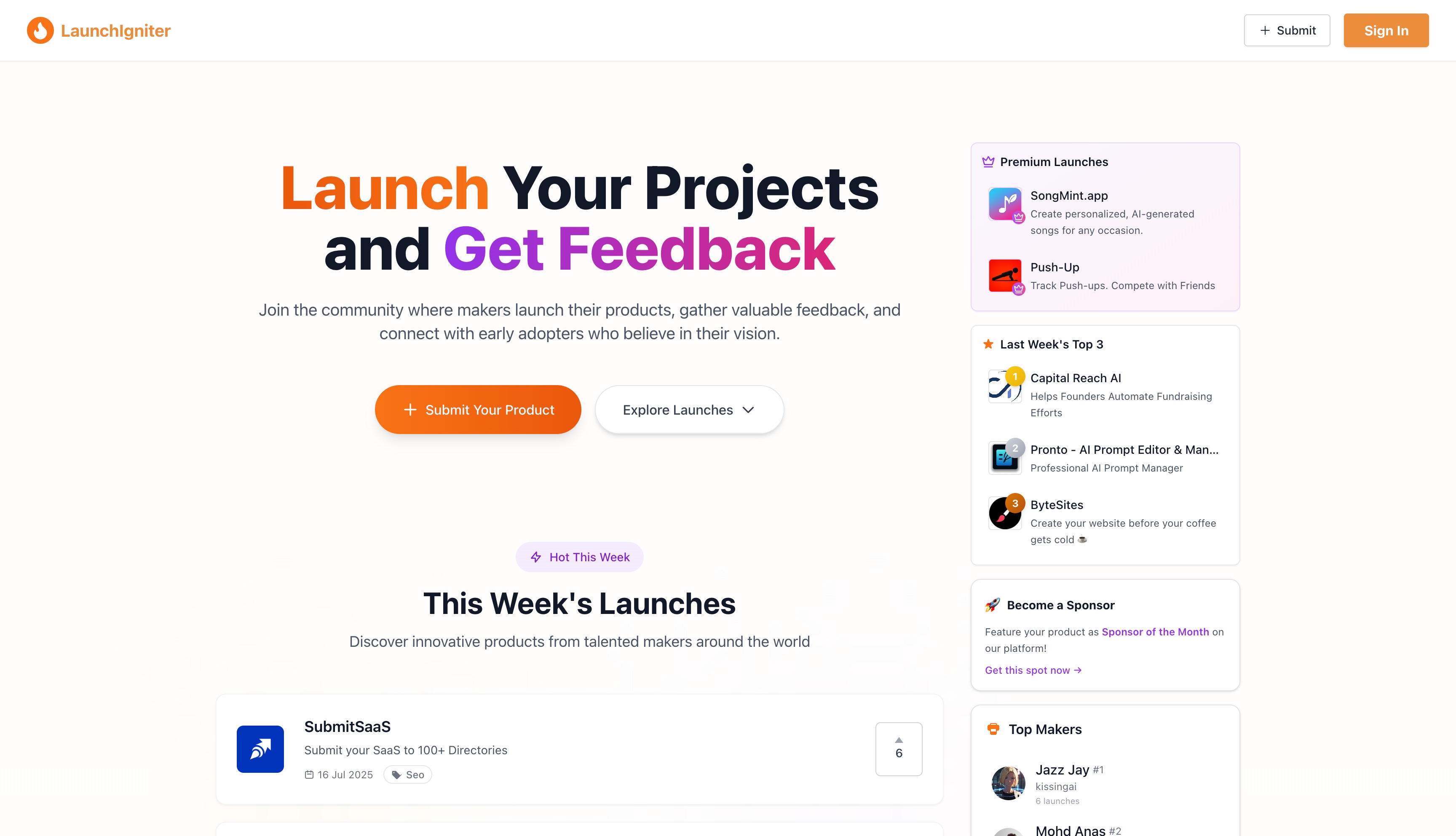 LaunchIgniter | Made with Lovable