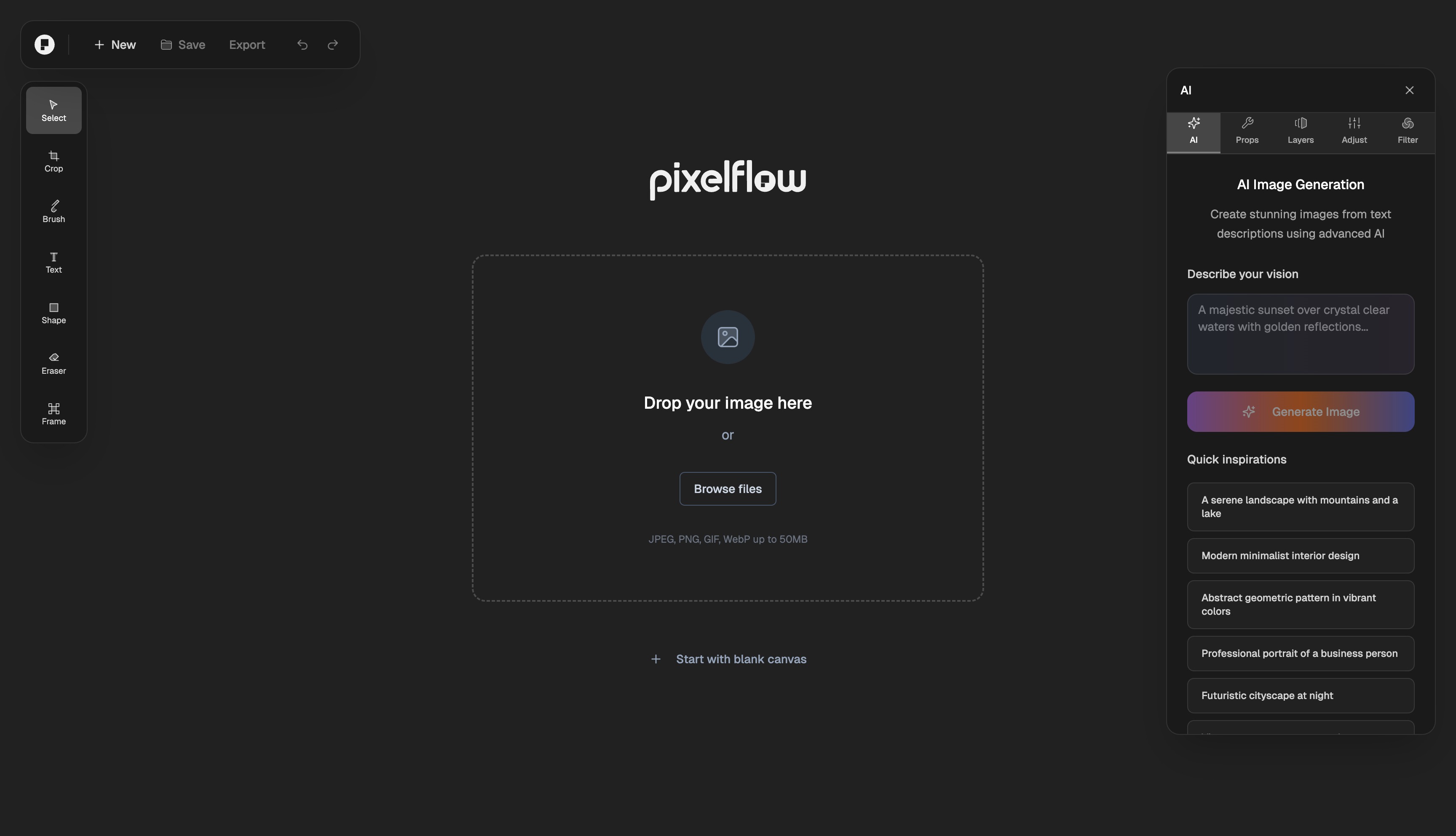 Pixelflow | Made with Lovable