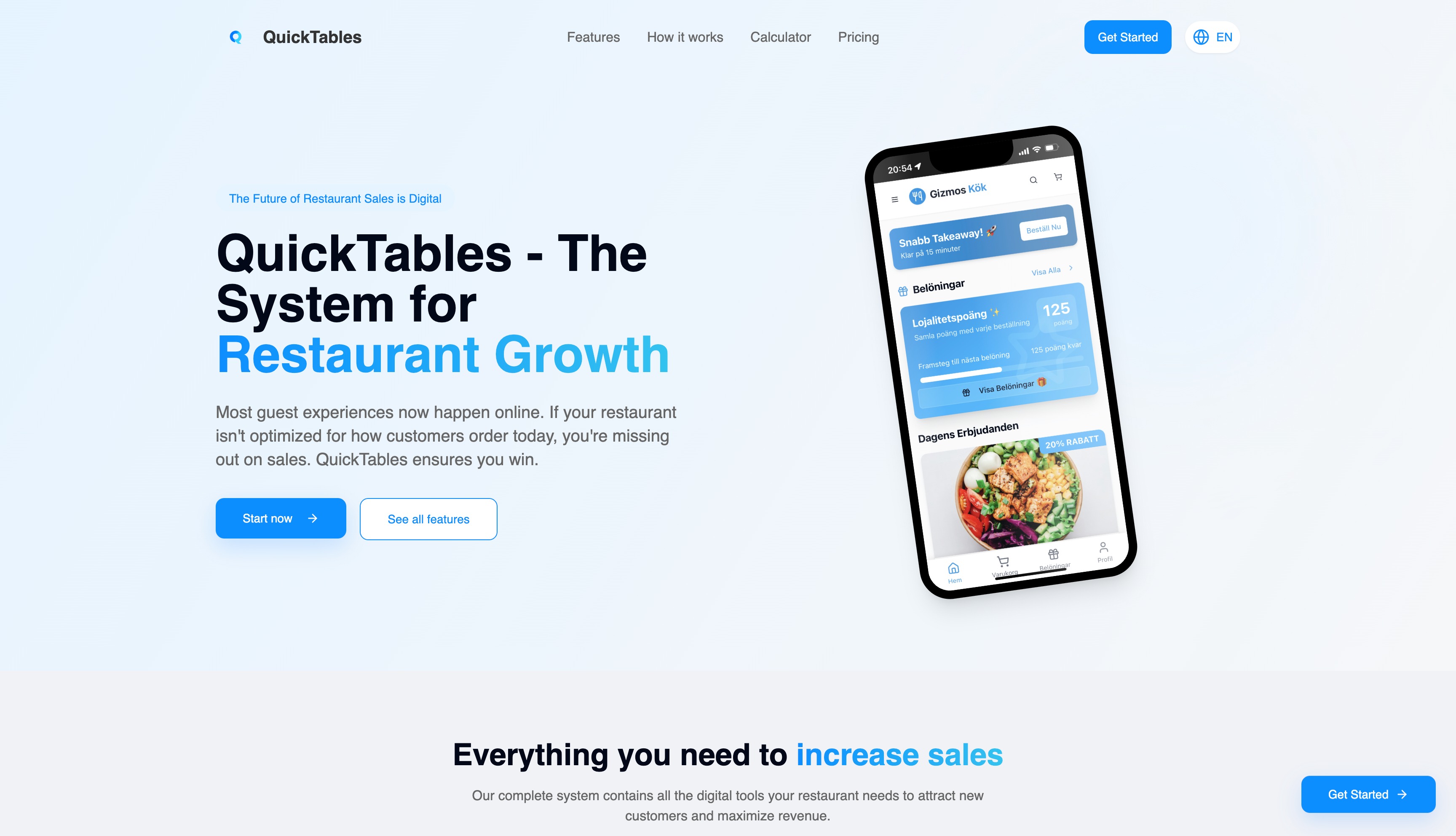 QuickTables | Made with Lovable