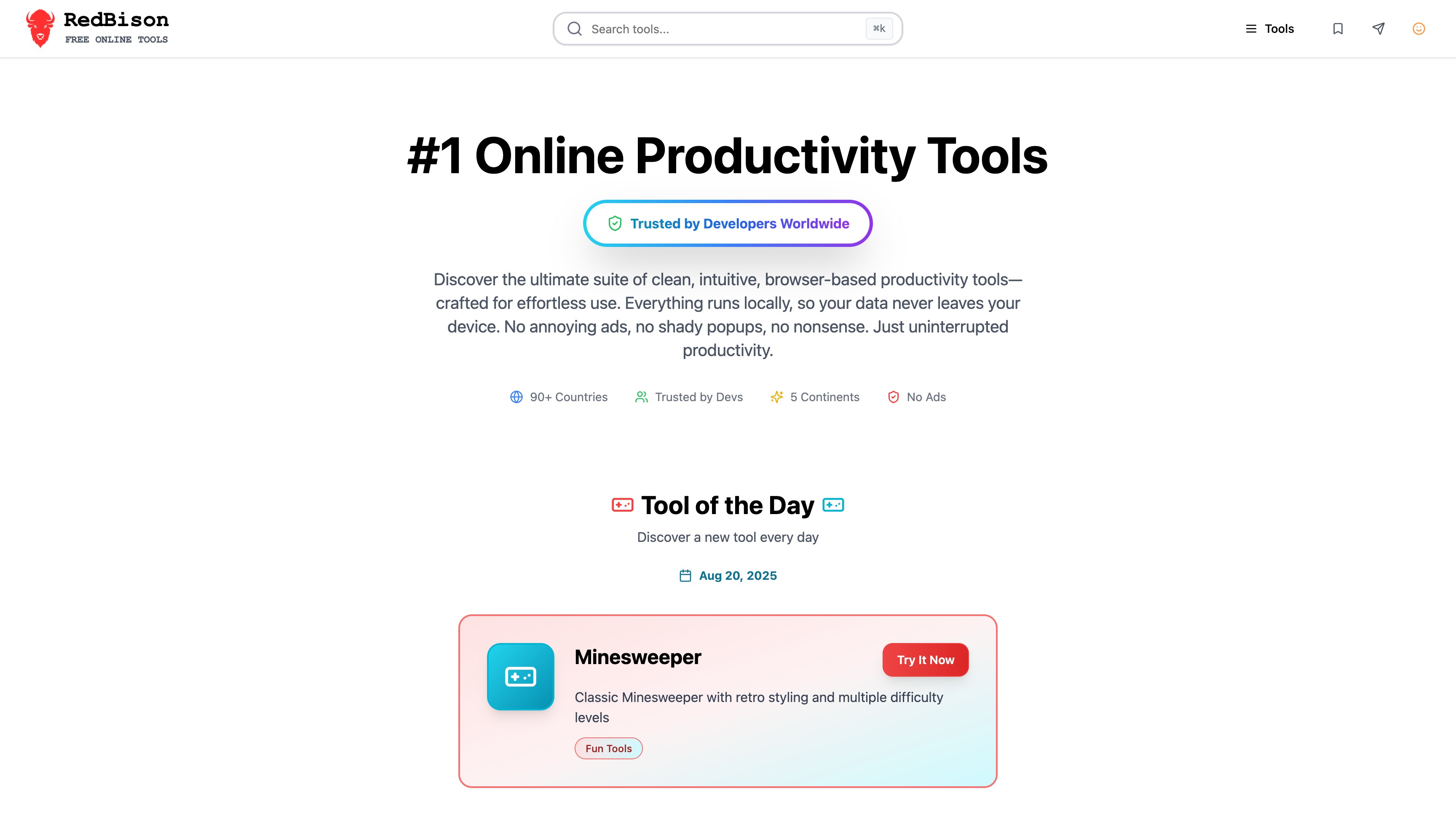 #1 Online Productivity Tools | Made with Lovable