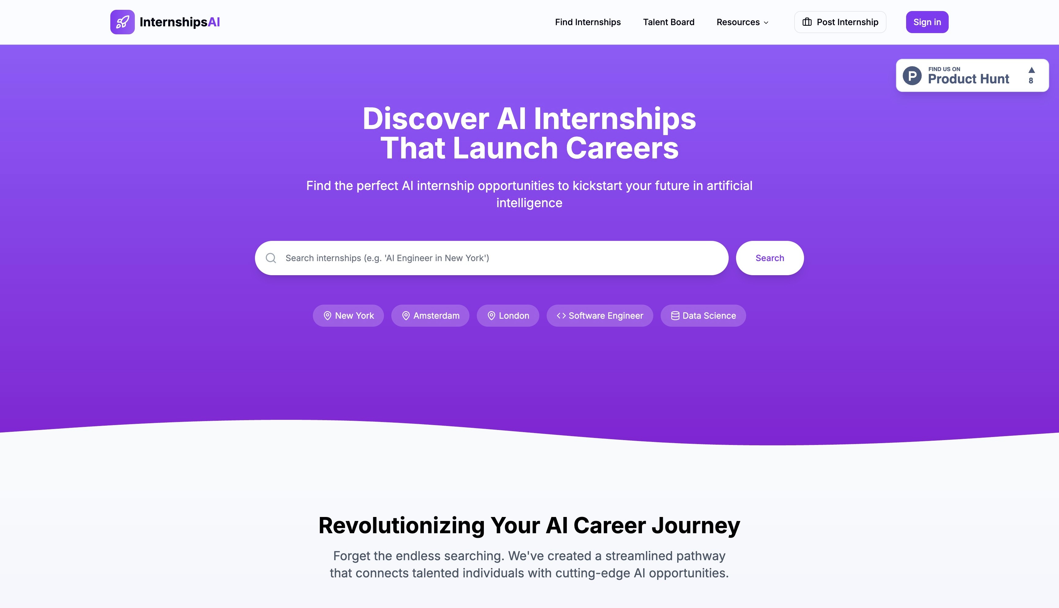 InternshipsAI | Made with Lovable