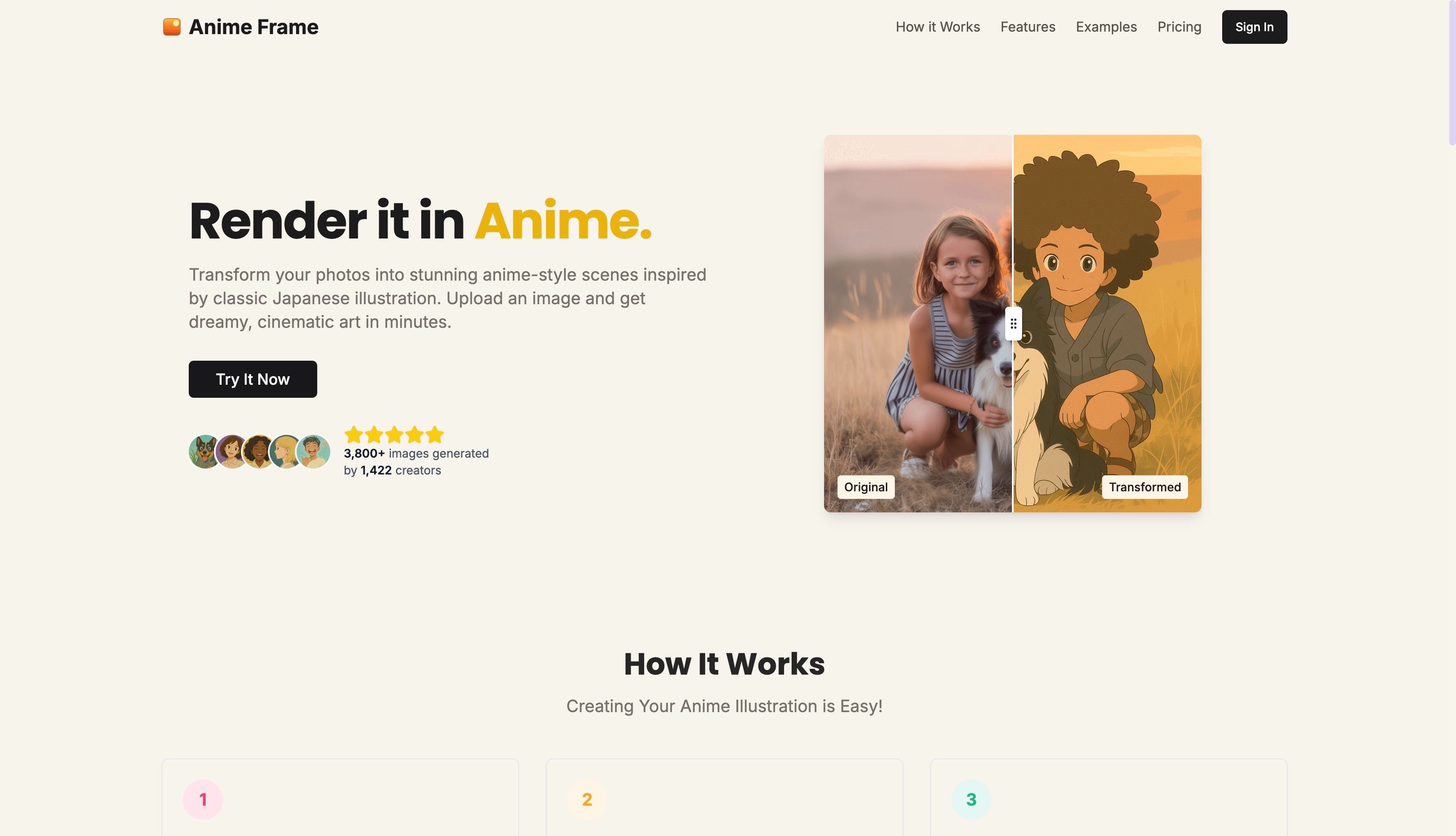 Anime Frame | Made with Lovable