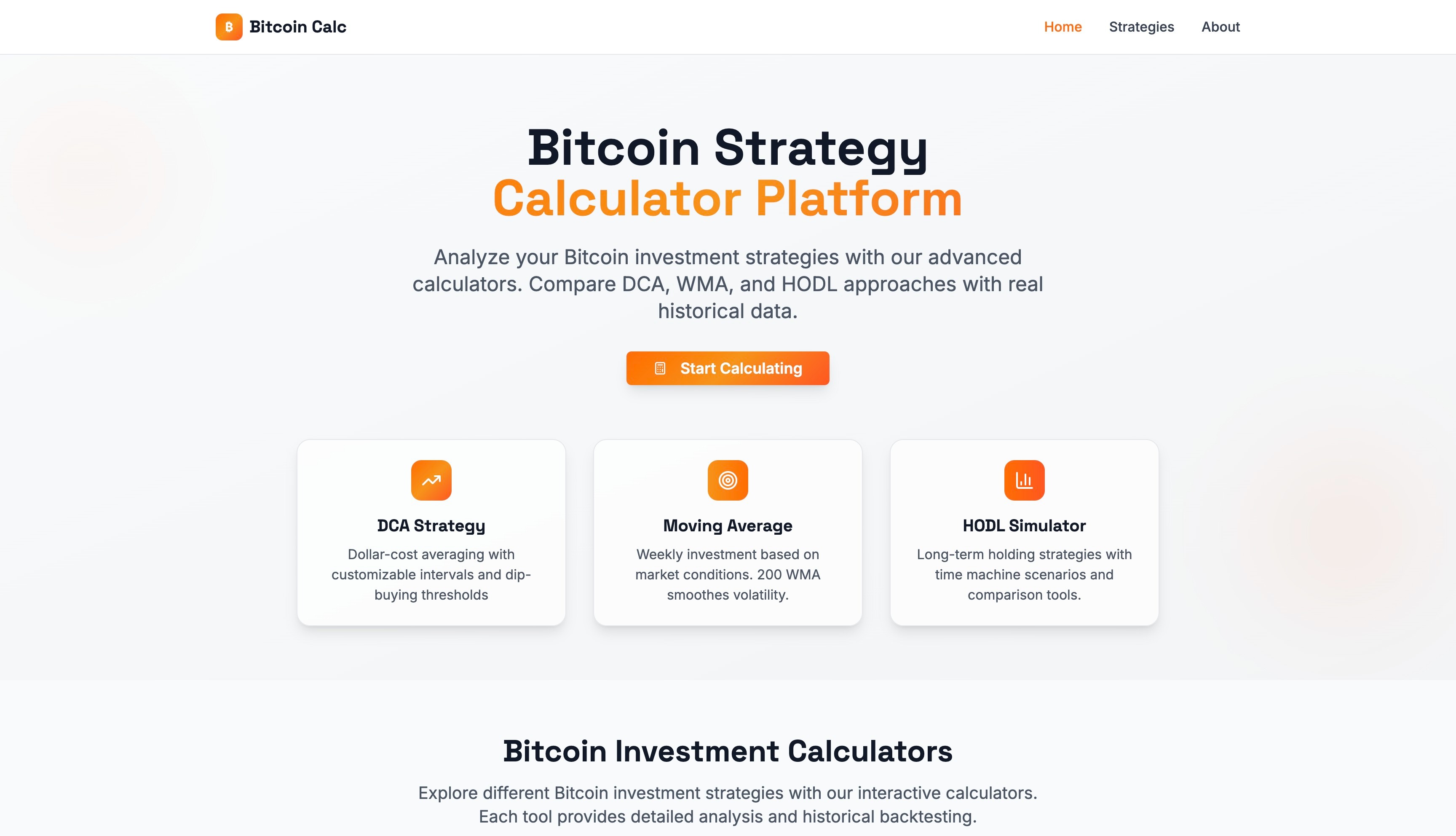 Bitcoin Calc | Made with Lovable