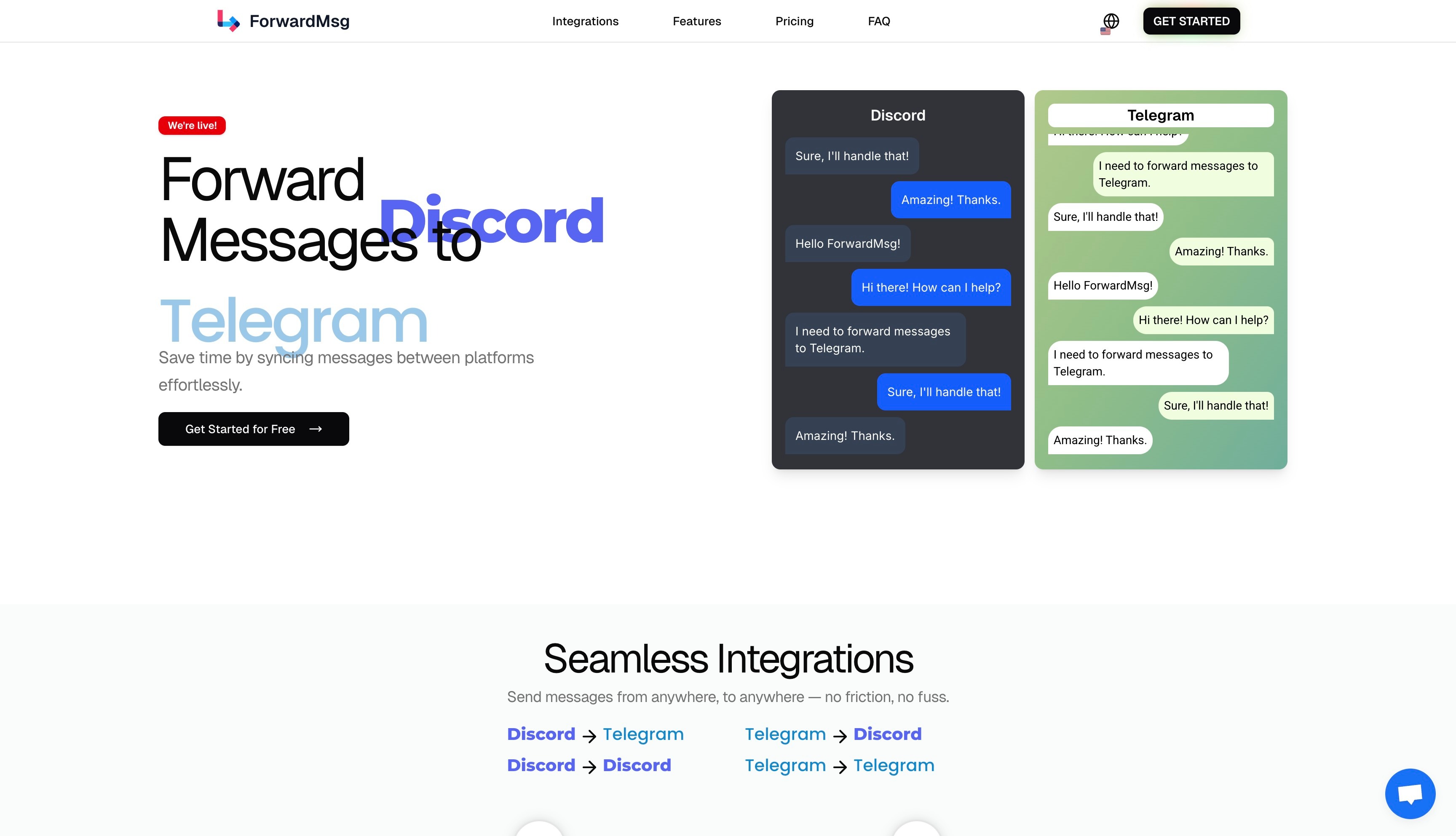 ForwardMsg | Made with Lovable
