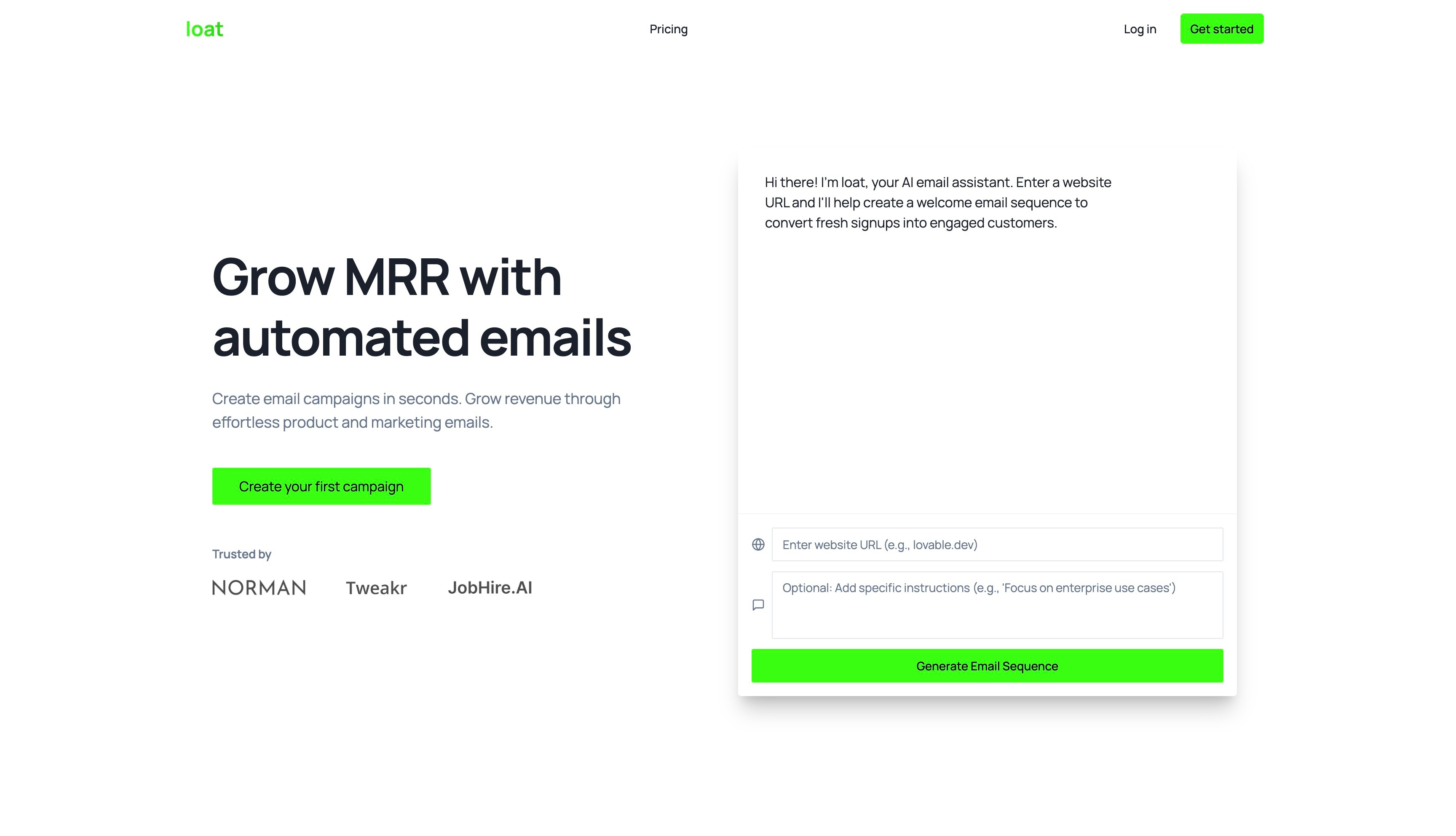 loat | Made with Lovable