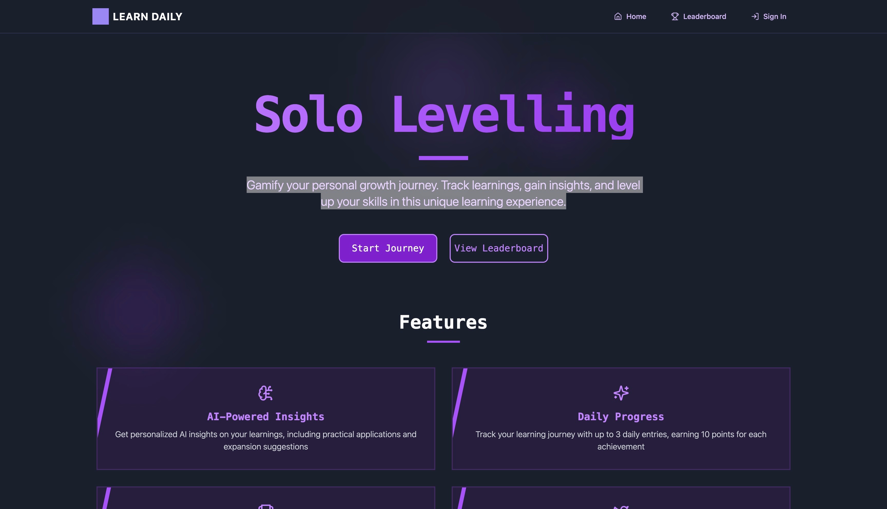Solo Levelling | Made with Lovable