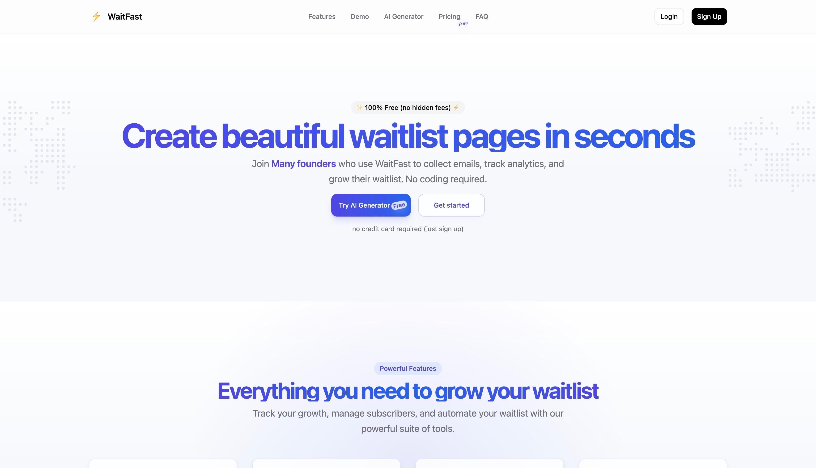 WaitFast | Made with Lovable