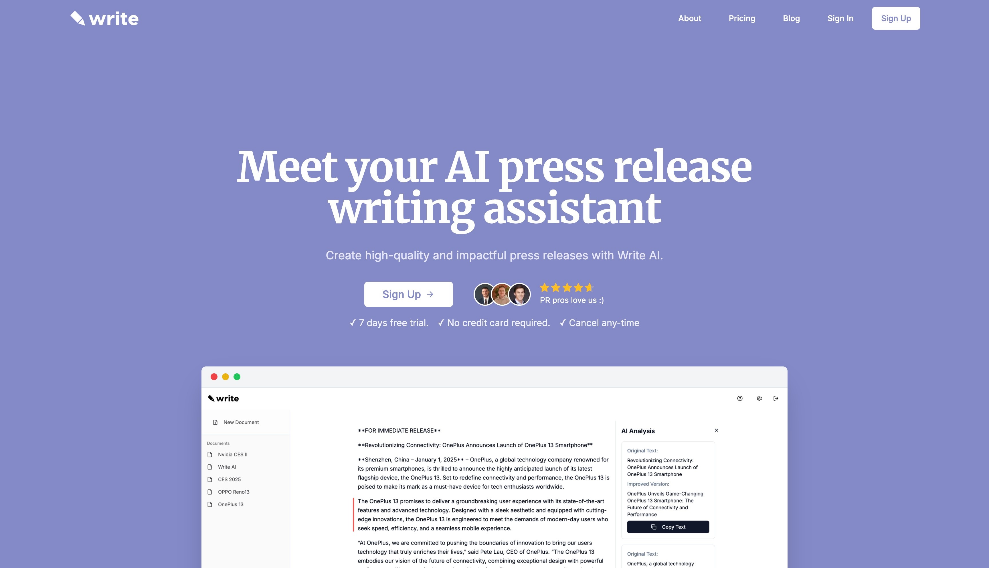 Write AI | Made with Lovable