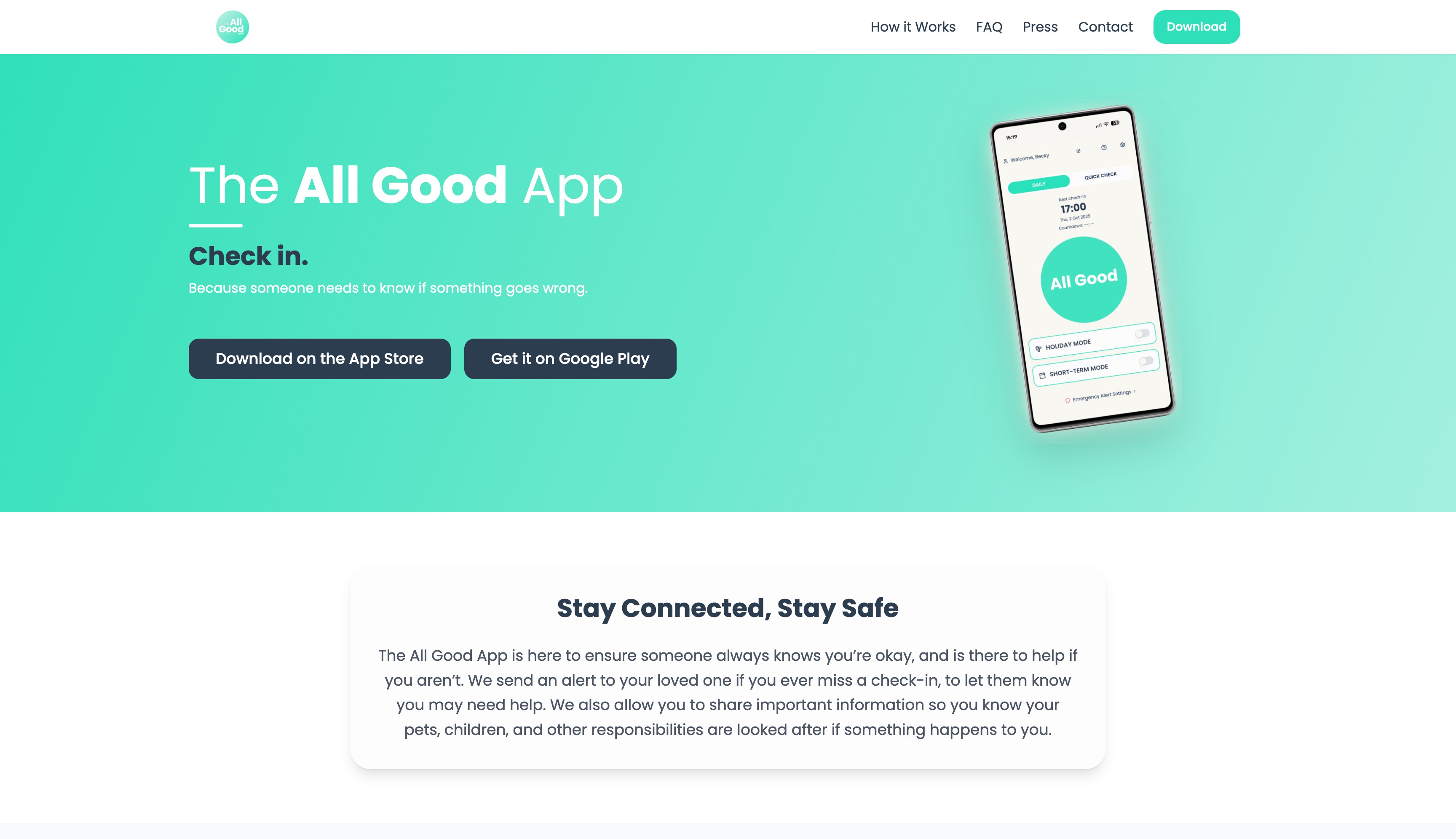 The All Good App | Made with Lovable
